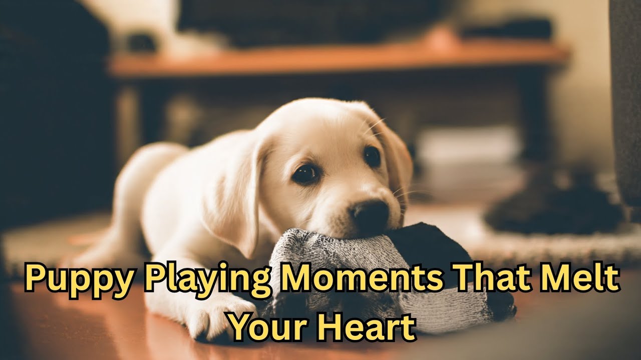 Puppy Playing Moments That Melt Your Heart - YouTube