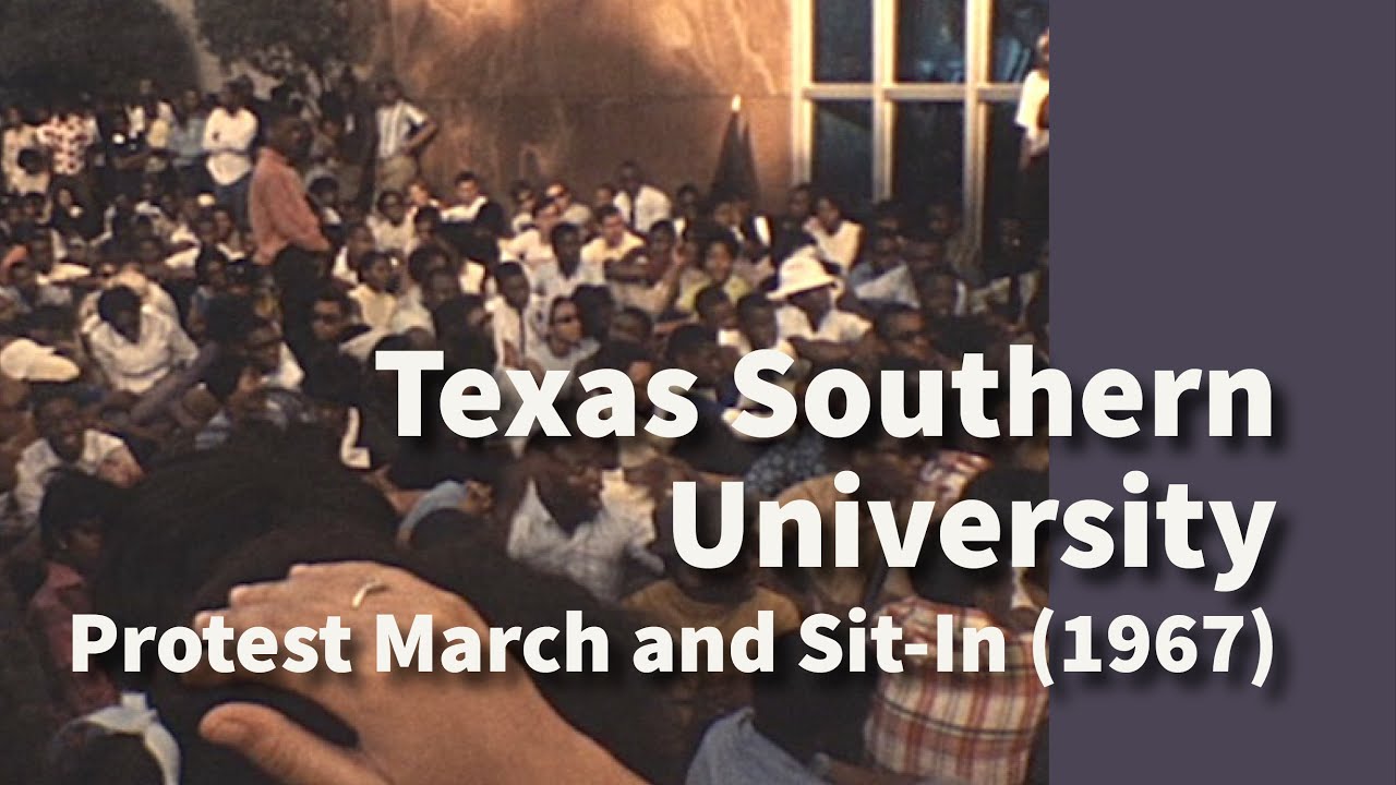 Texas Southern University Protest March and Sit-In | Segment from KPRC ...