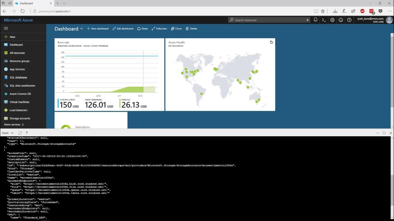 Demonstration of Azure Cloud Shell - YouTube