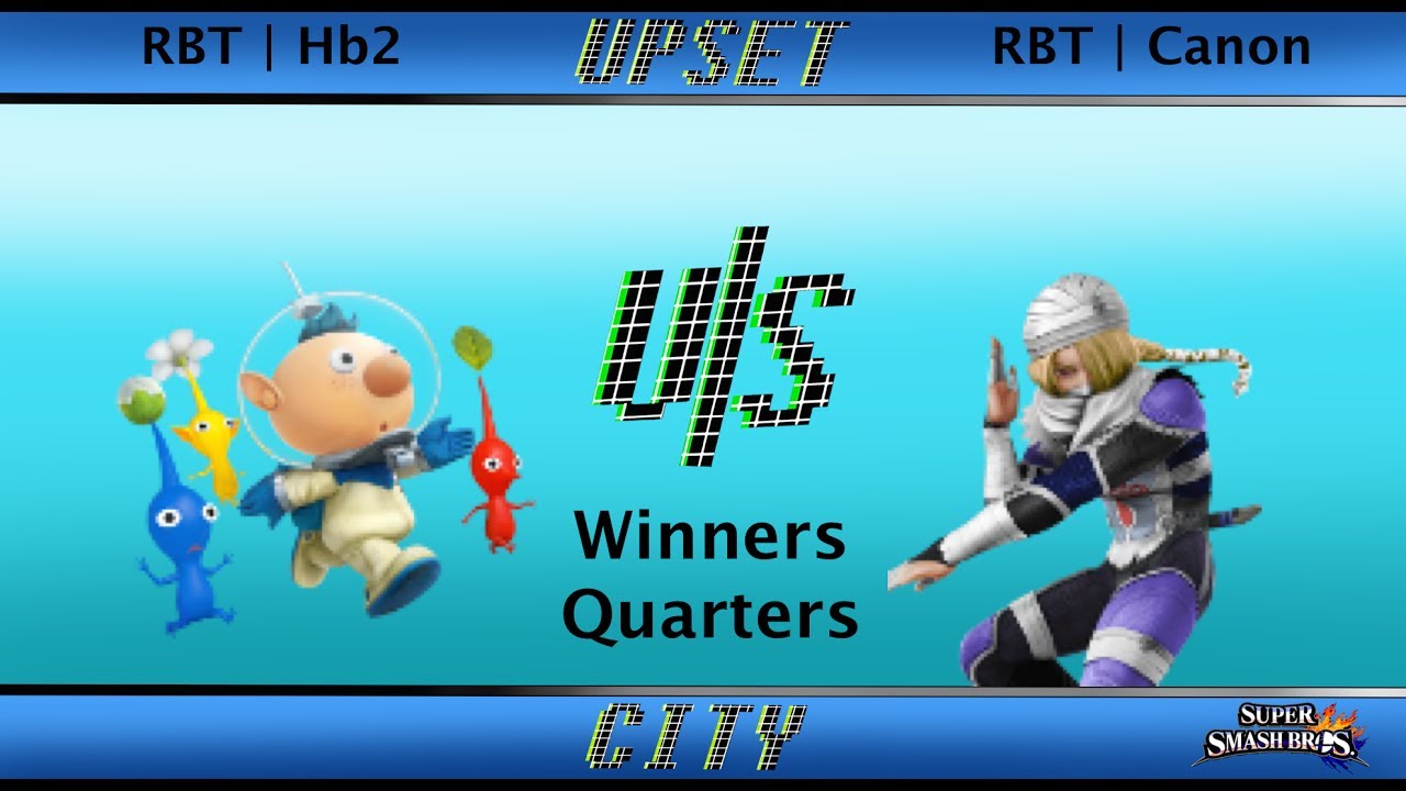 Upset City #1 - RBT | Hb2 (Olimar) vs RBT | Canon (Sheik) - YouTube