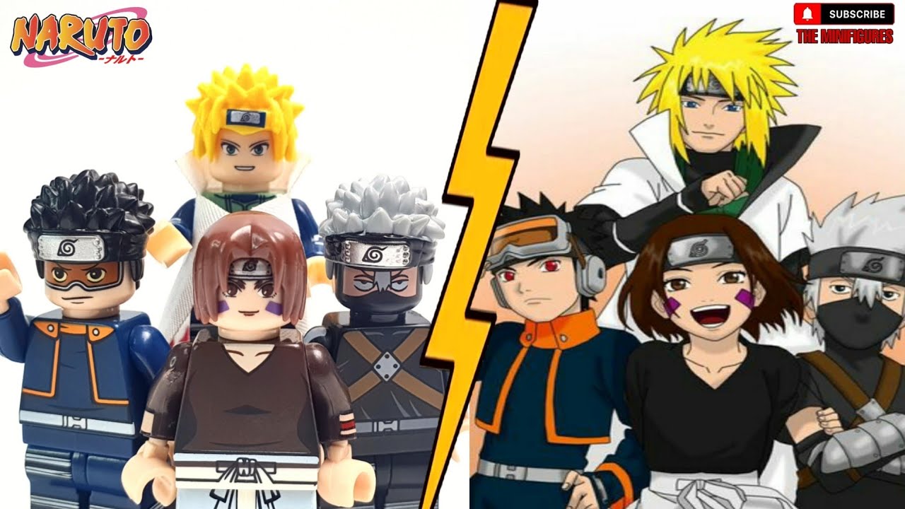 Lego Naruto Team Minato Naruto Shippuden Lego Unofficial Minifigures ...