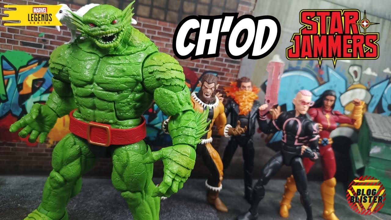 Marvel Legends Ch'od BAF Starjammers Reseña Review En Español - YouTube
