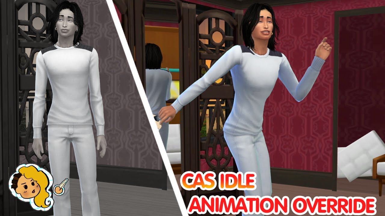 Sims 4 How to Change Cas Idle Animations Fast And EASY! - YouTube