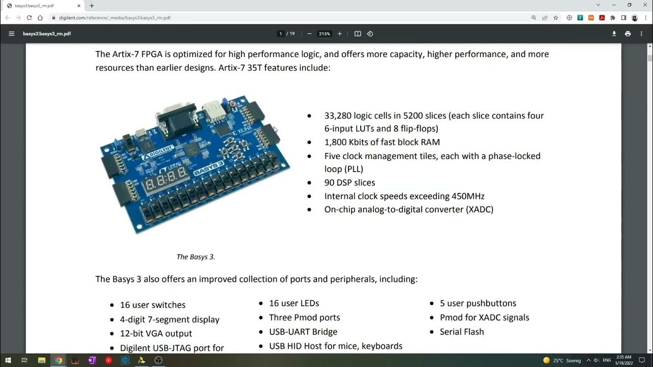 Generate Bitstream and upload into the FPGA - YouTube