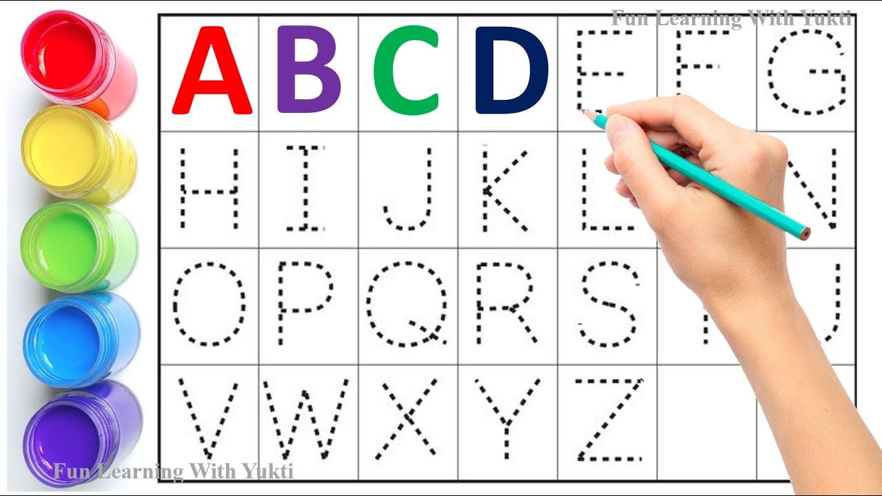 Learn to count, alphabet a to z, One two three, ABC, 1 to 100 counting ...