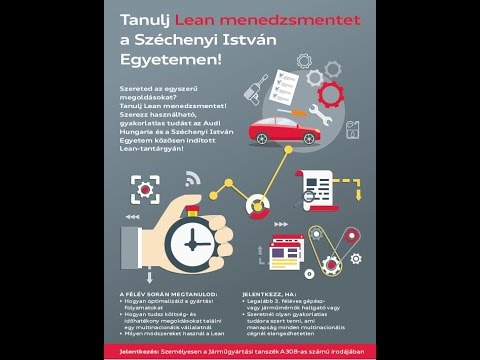 Mindennapjaink - Lean menedzsment a Széchenyi István Egyetemen - YouTube