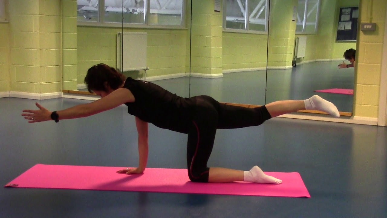 Pilates back sequence - YouTube