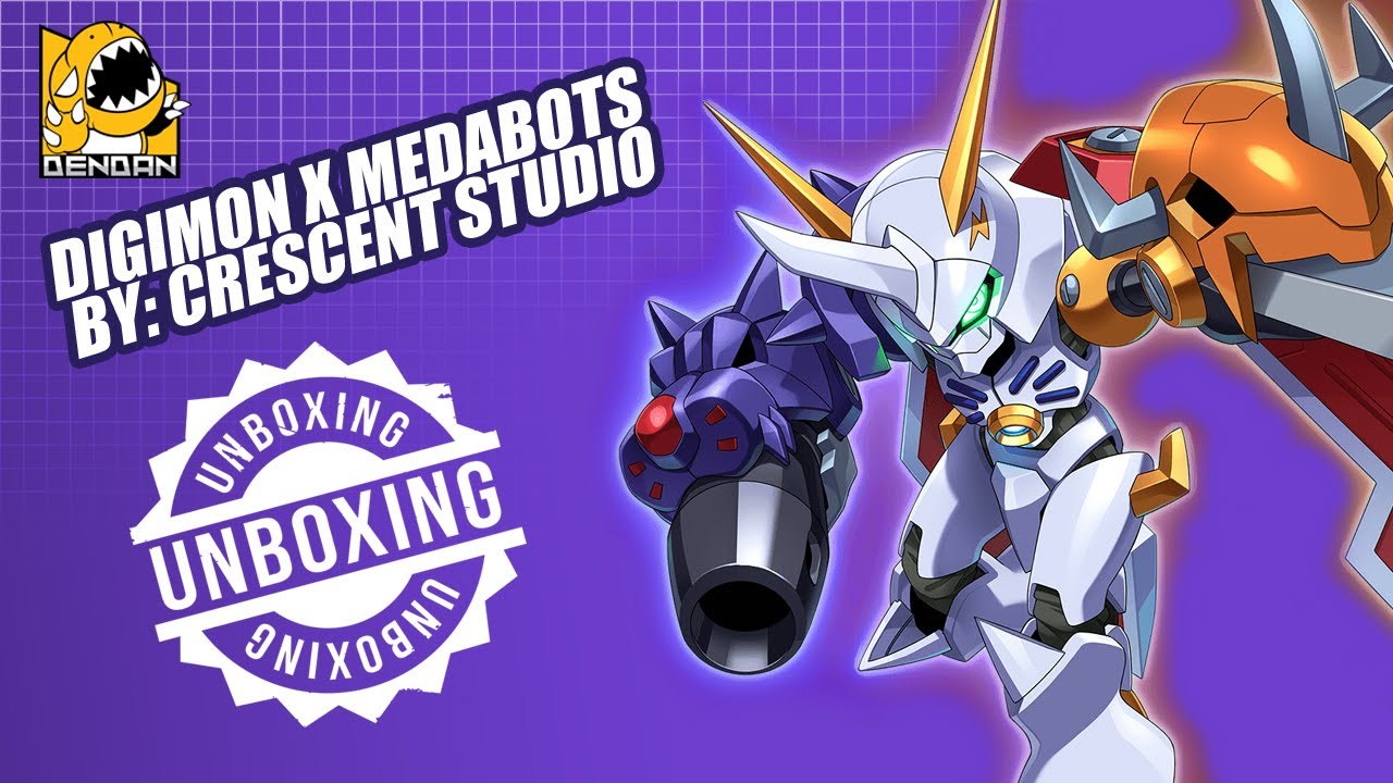 unboxing DIGIMON X MEDABOTS by crescent studio - YouTube