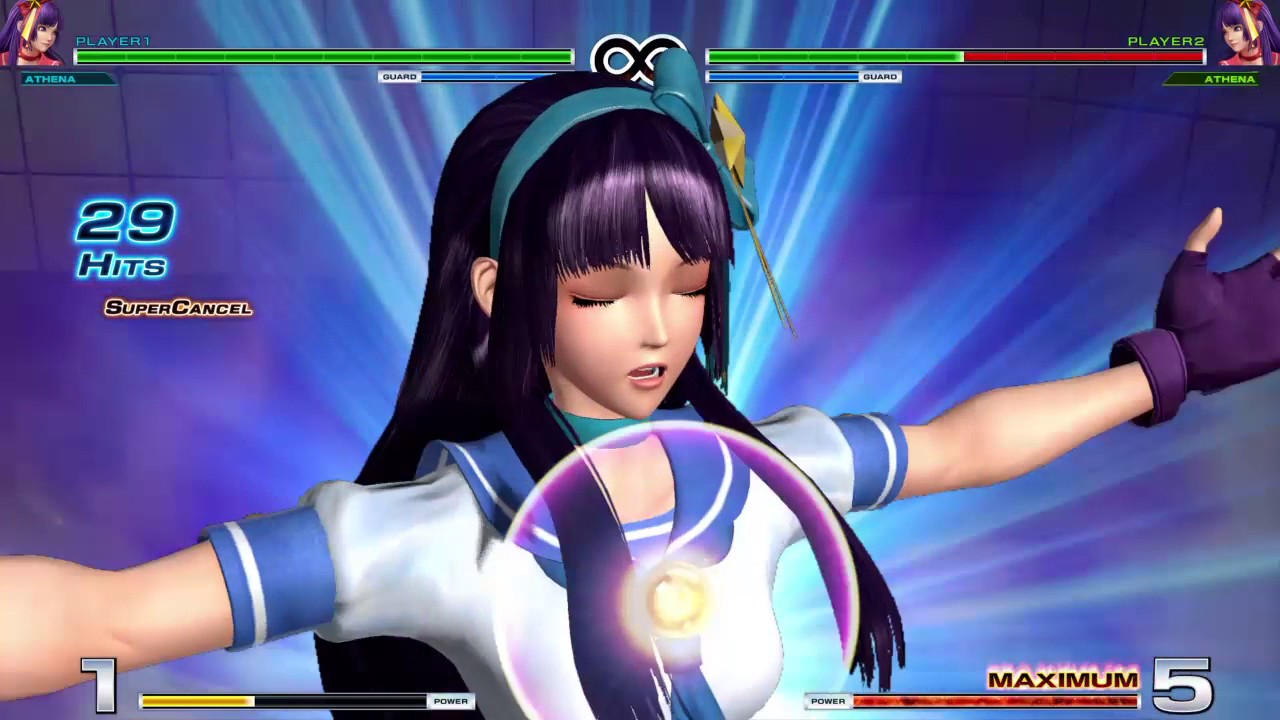 The King of Fighters XIV [ver. 1.10]: Fun yet Impractical Athena combo ...