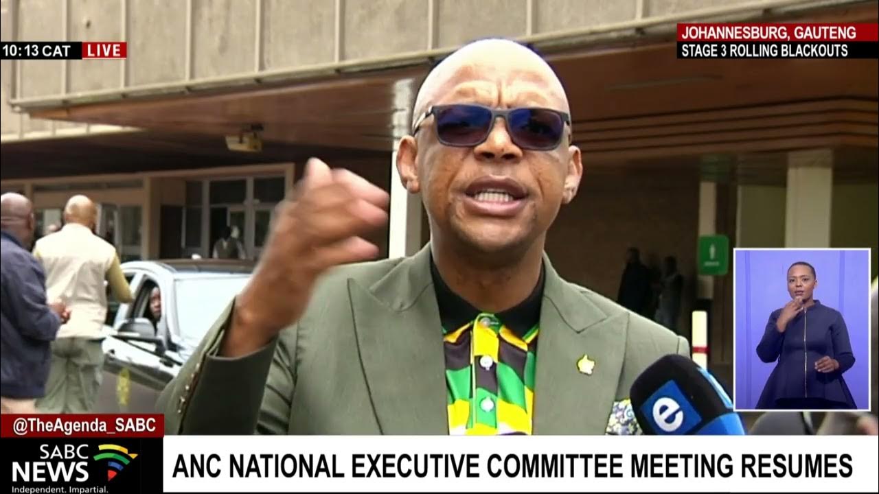 Pule Mabe clarifies attendance and recusal of president Ramaphosa at ANC NEC meeting - YouTube