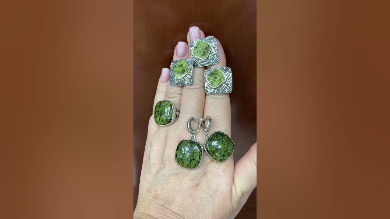 ЗМЕЕВИК- КАМЕНЬ ДНЯ - 2 декабря! Украшения из СЕРЕБРА! ВОТСАПП ...