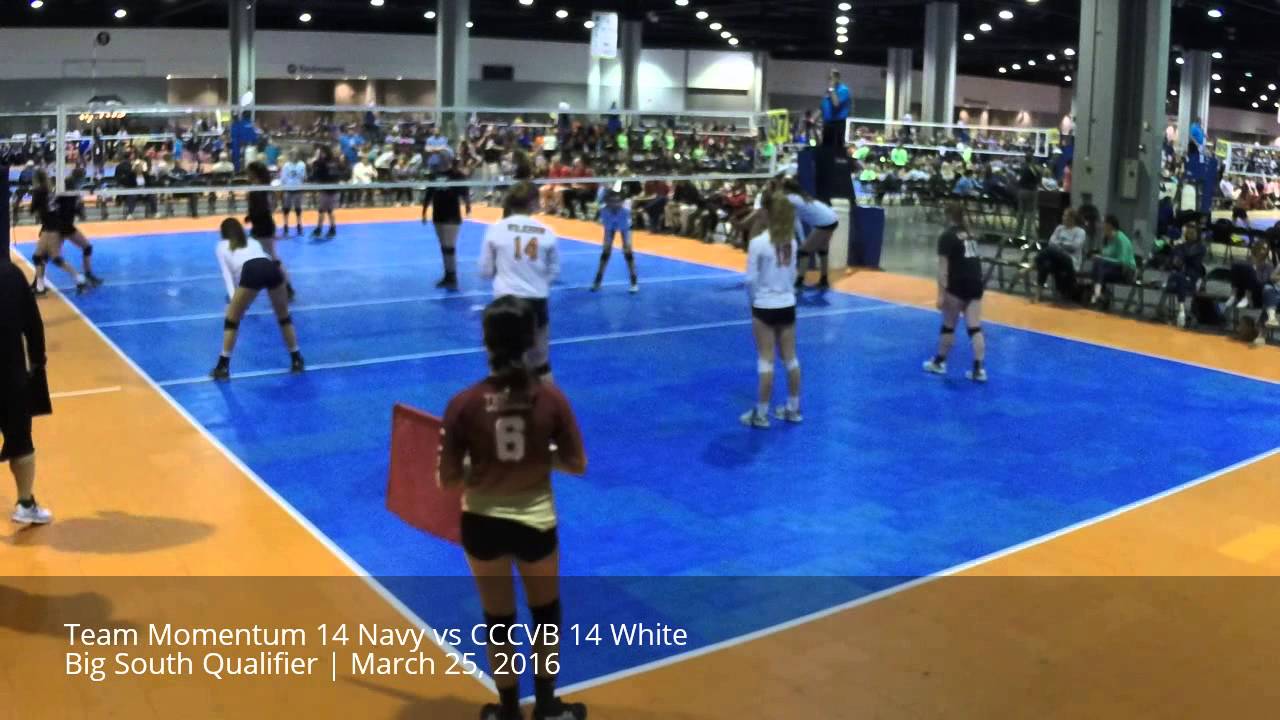 Team Momentum 14 Navy vs CCCVB 14 White - Big South Qualifier | March ...