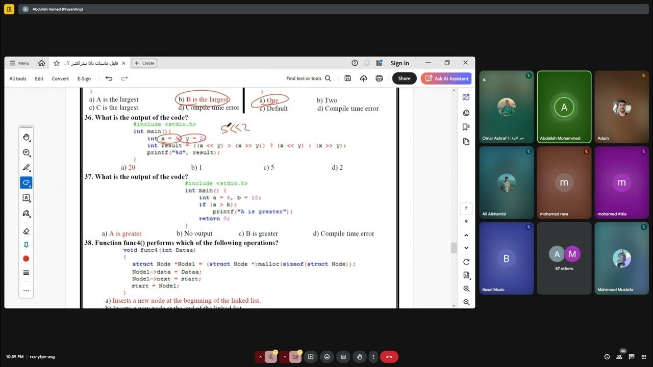 data structure and algorithms : cse25 final - part2 - YouTube
