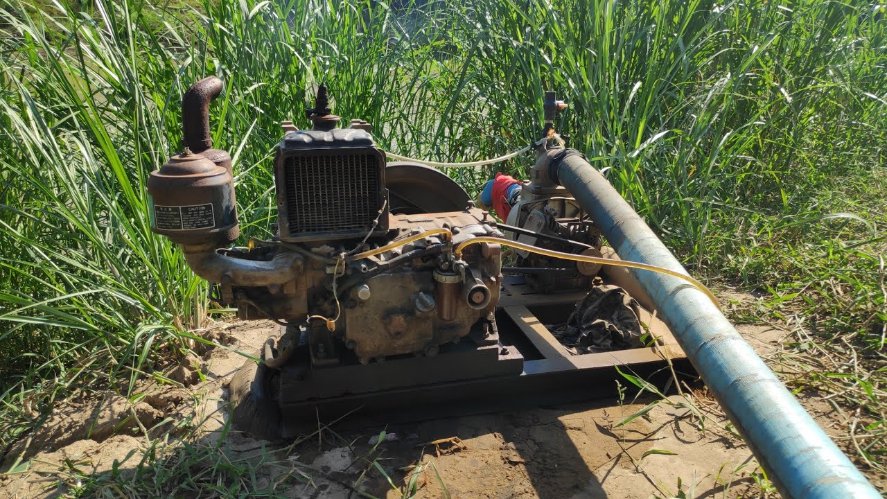 Pompa air diesel - YouTube