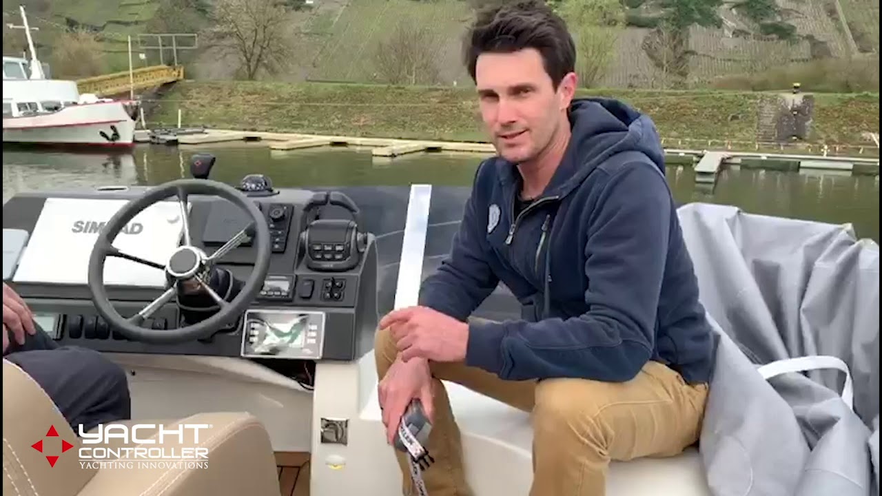 Yacht Controller Demonstration with VOLVO PENTA EVC 2.0 - YouTube