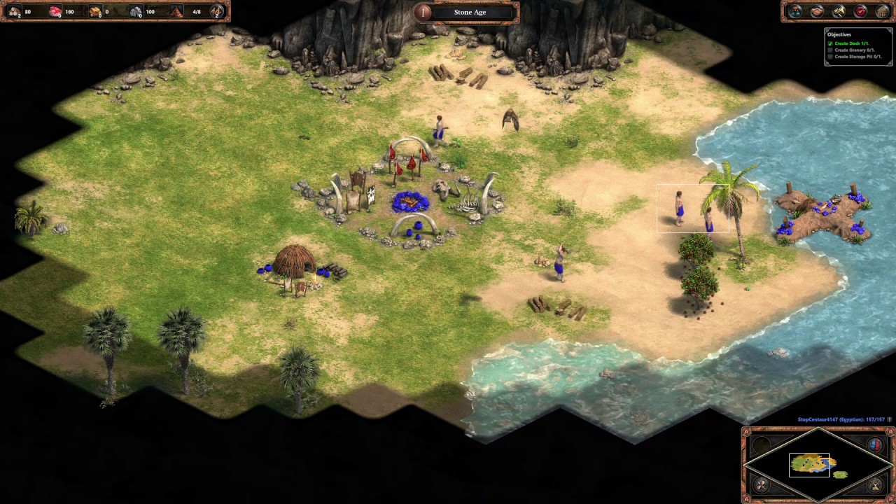 Age of Empires Definitive Edition Tutorial Foraging Campaign - YouTube
