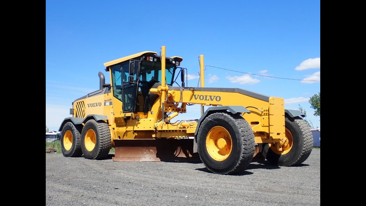 Niveleuse Volvo G960 2005 80455 V - YouTube