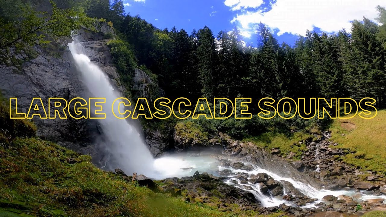 Large Cascade Flowing Sounds Perfect For Sleeping, Meditation ...