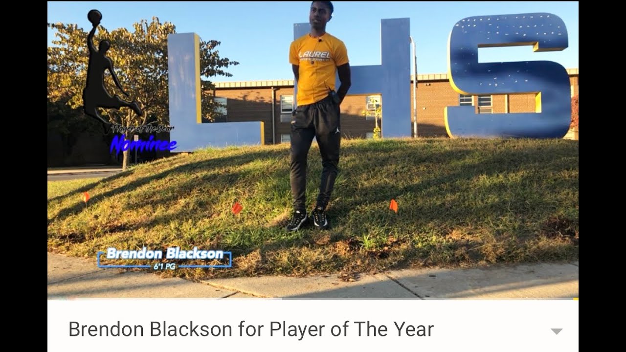 Brendon Blackson for Player of The Year - YouTube