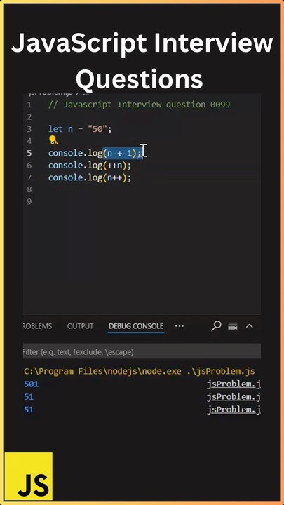 Tricky JavaScript Interview Question | #0099 #javascript #coding #dsa - YouTube