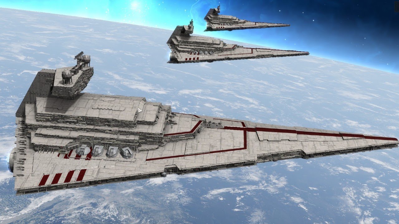 3 Republican ISDs vs 3 Dominator Star Destroyers - Star Wars: Empire At ...