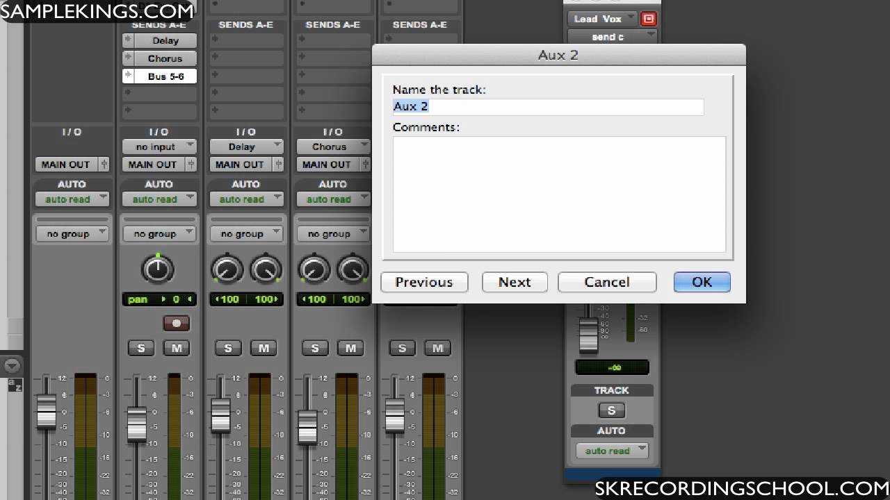Pro Tools 10 Vocal Setup Effects & I/O Pre & Post Fader2 - YouTube
