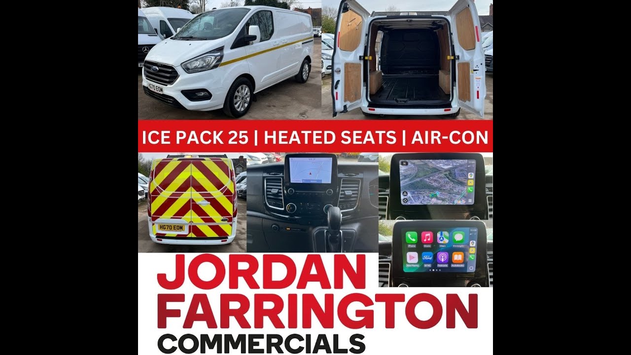 2020 70 reg FORD TRANSIT CUSTOM LIMITED 130BHP AUTOMATIC L1H1 EURO 6 ...