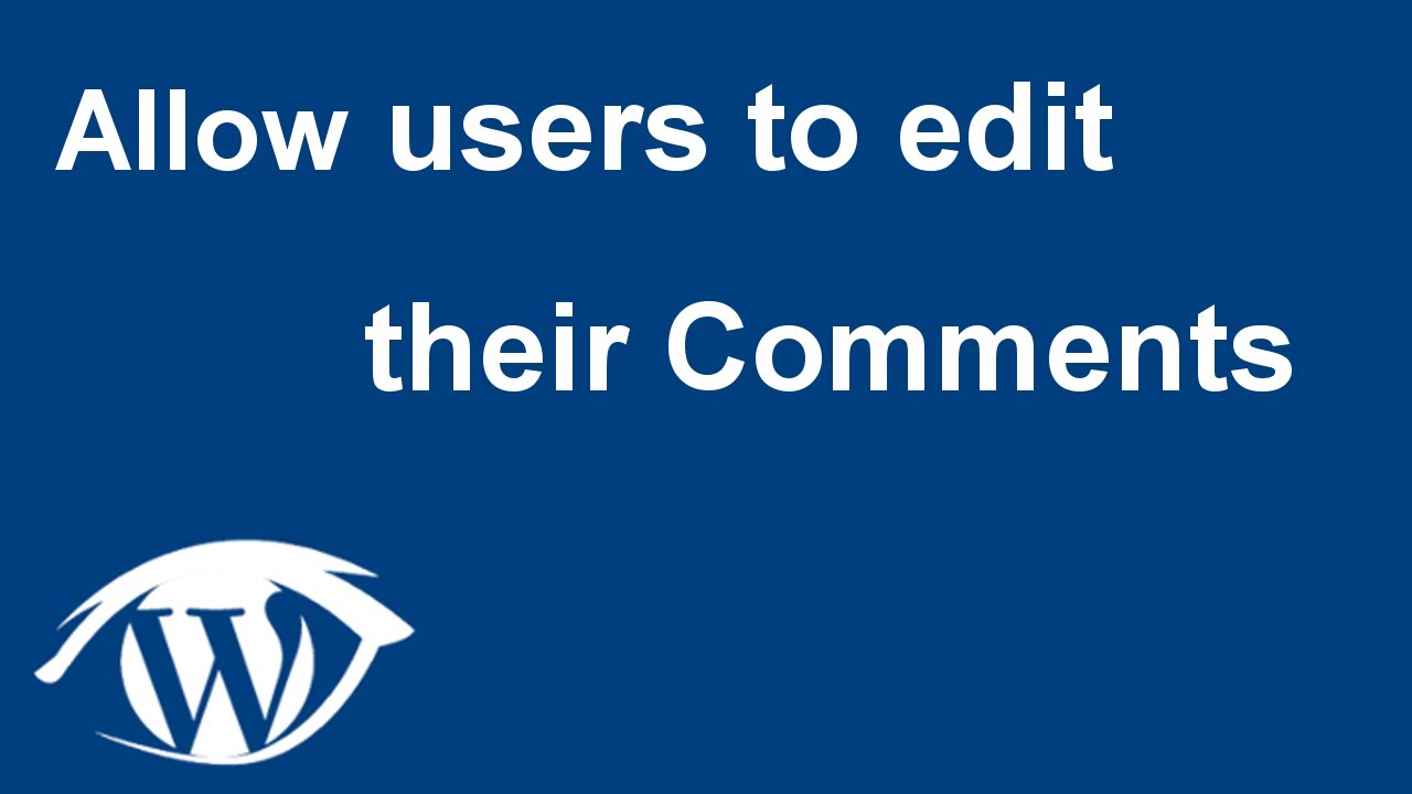 How To Allow Users To Edit Their Comments In WordPress Without Login How To Allow Users To Edit Their Comments In WordPress Without Login