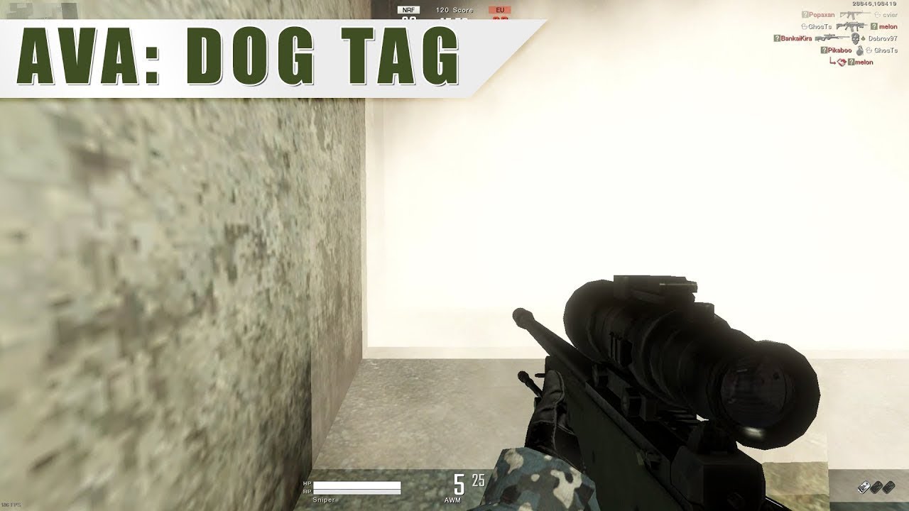 AVA DOG TAG Sniper Master - YouTube
