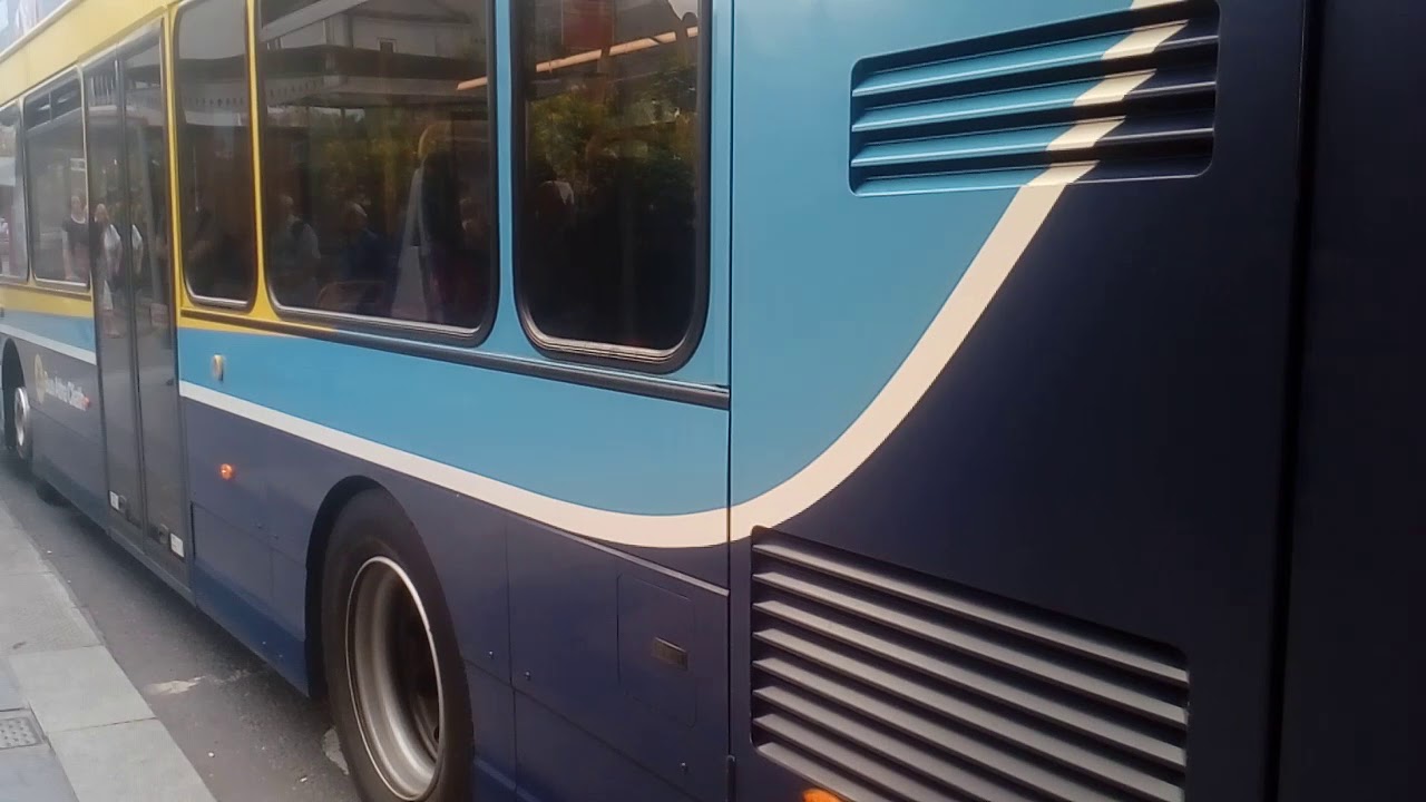 Bus departing bray - YouTube