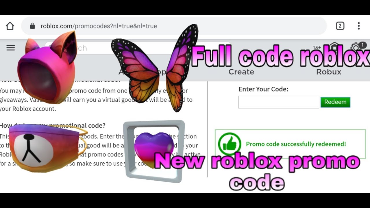 *Full 4 new roblox promo code* Full 4 code mới nhất roblox 2020 - YouTube