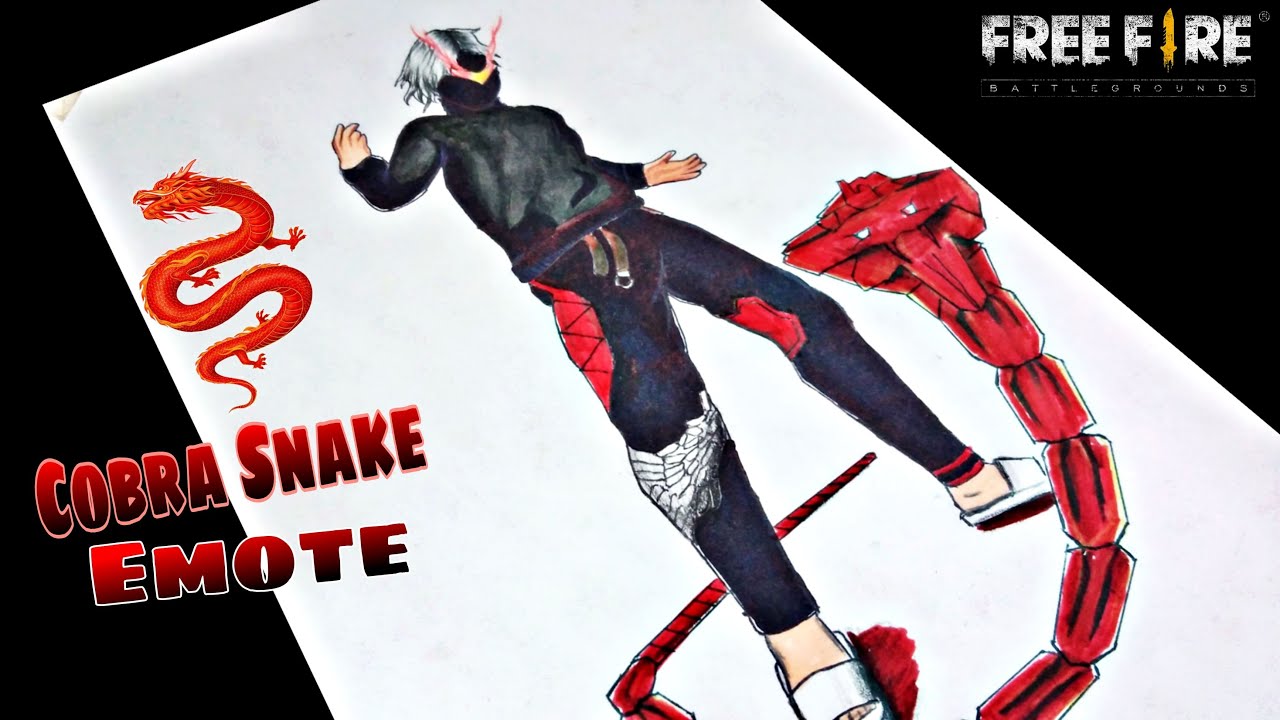 Cobra Snake 🐍 Emote || Drawing Free Fire || Drawing ||arb drawing - YouTube