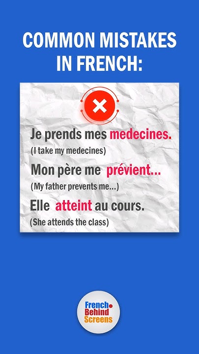 Common Mistakes in French... #français #frenchlanguage #shorts - YouTube
