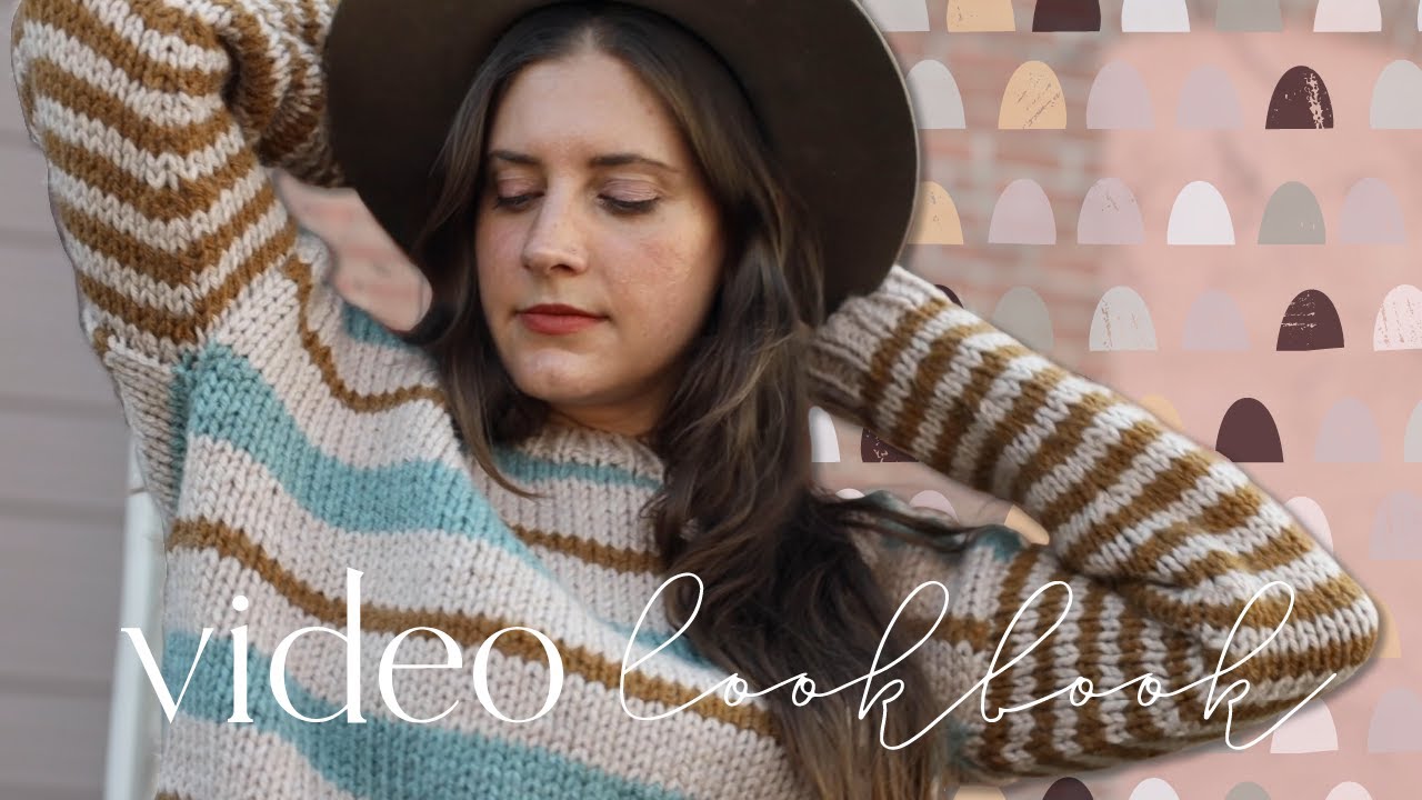12 Knit & Crochet Patterns for HUE + ME - Hue + Me VIDEO LOOKBOOK - YouTube