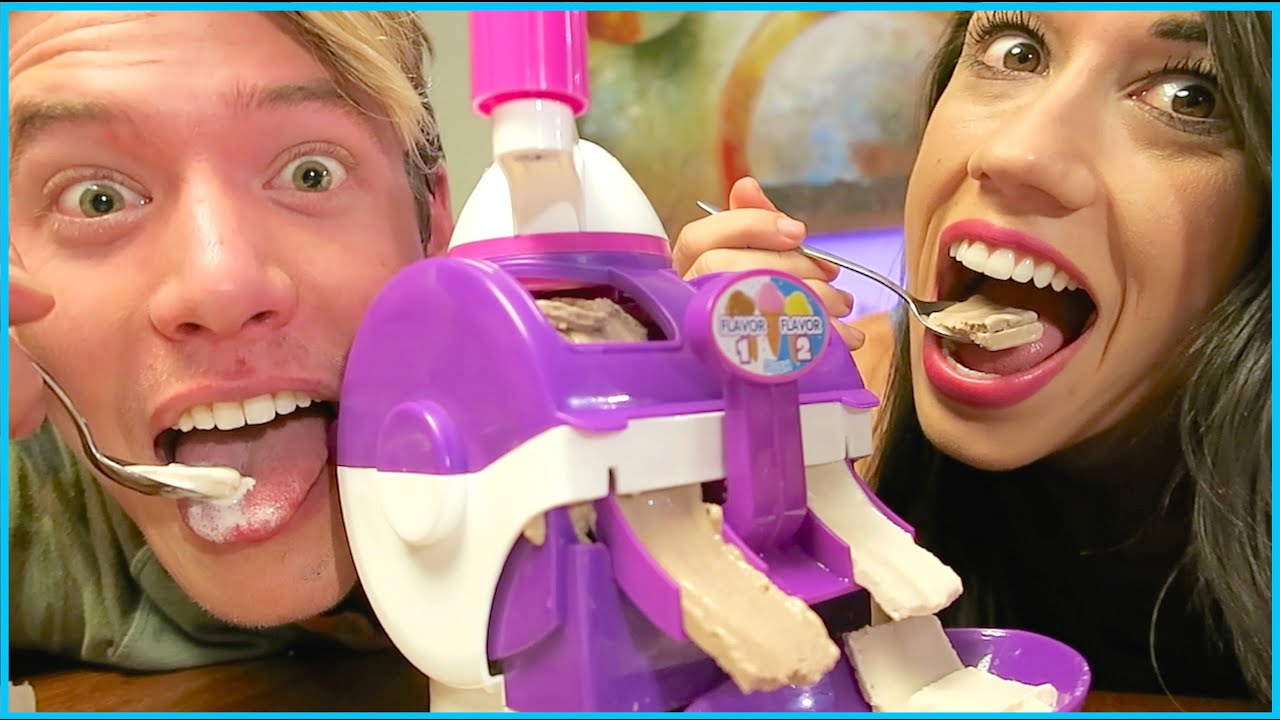 TESTING TOY ICE CREAM MAKER! - YouTube