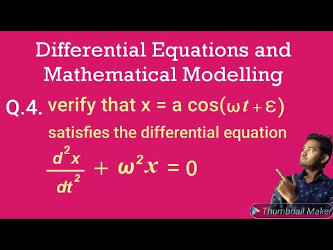 Differential Equation and Mathematical Modelling [Lesson-1] ,(Exercise ...