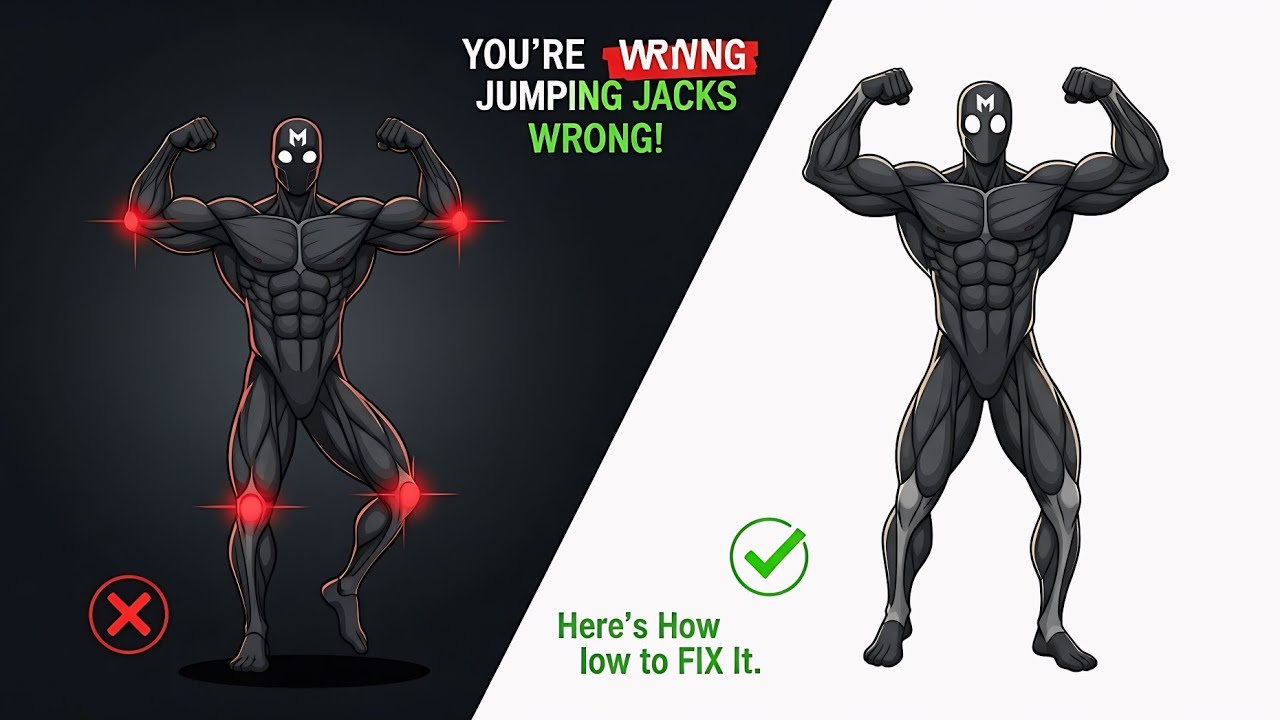 Jumping Jacks Tutorial | Avoid These Common Mistakes - YouTube