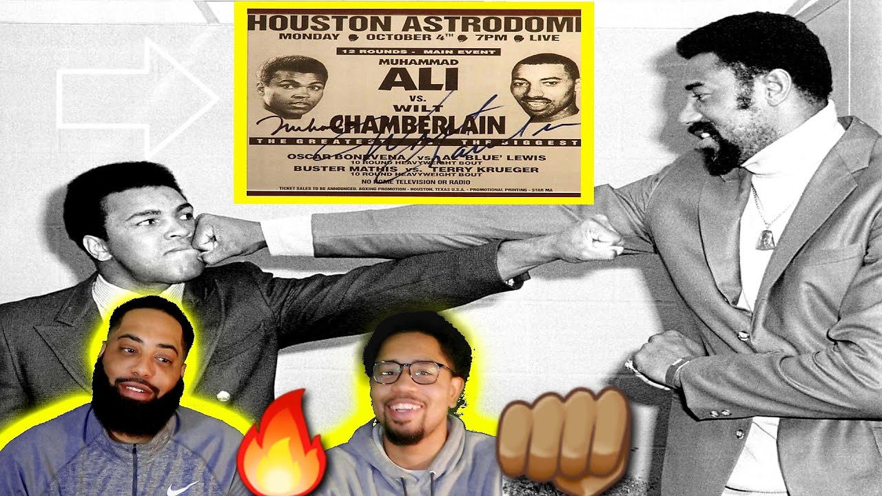 GOAT VS GOAT! Muhammad Ali vs Wilt Chamberlain - REACTION - YouTube