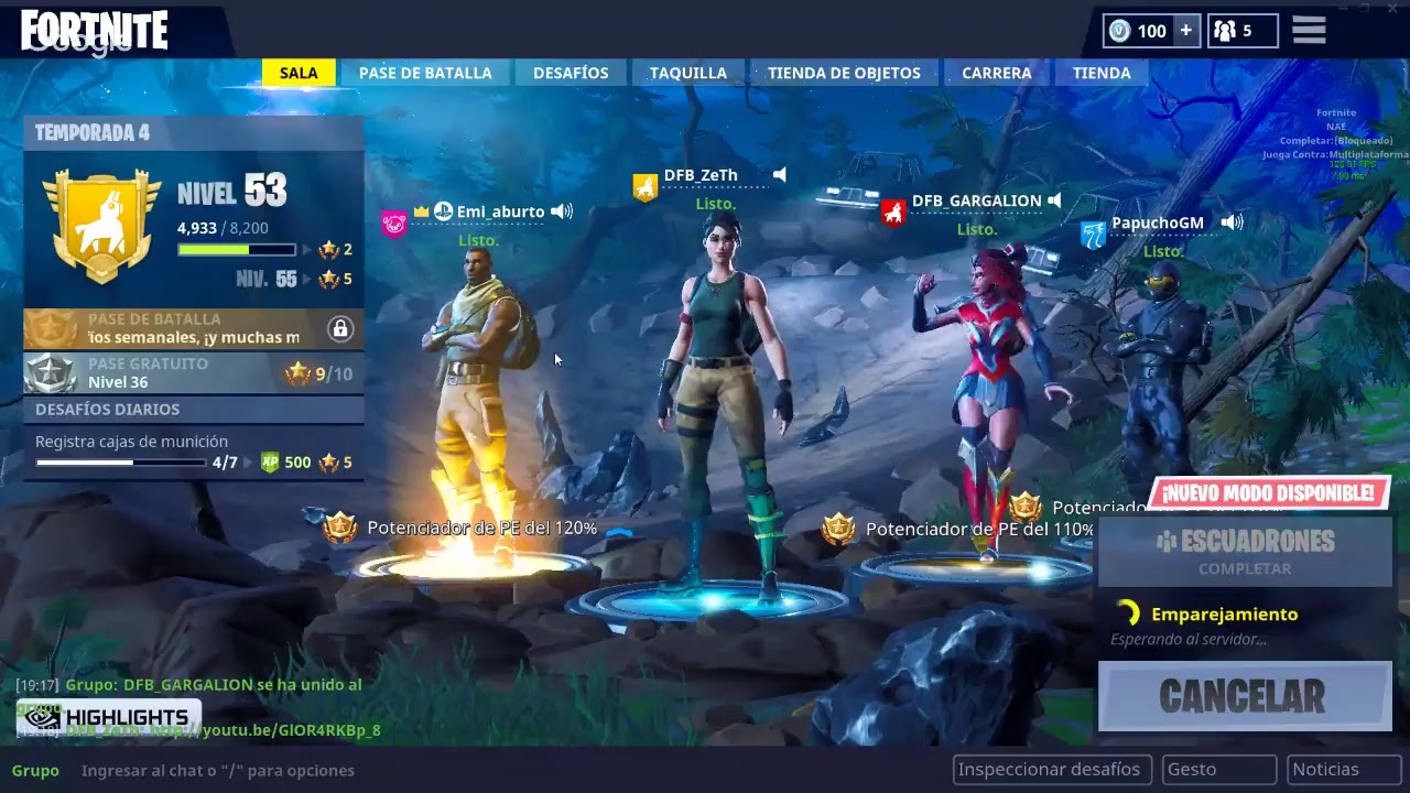 Fortnite En Vivo Clan DFB - YouTube
