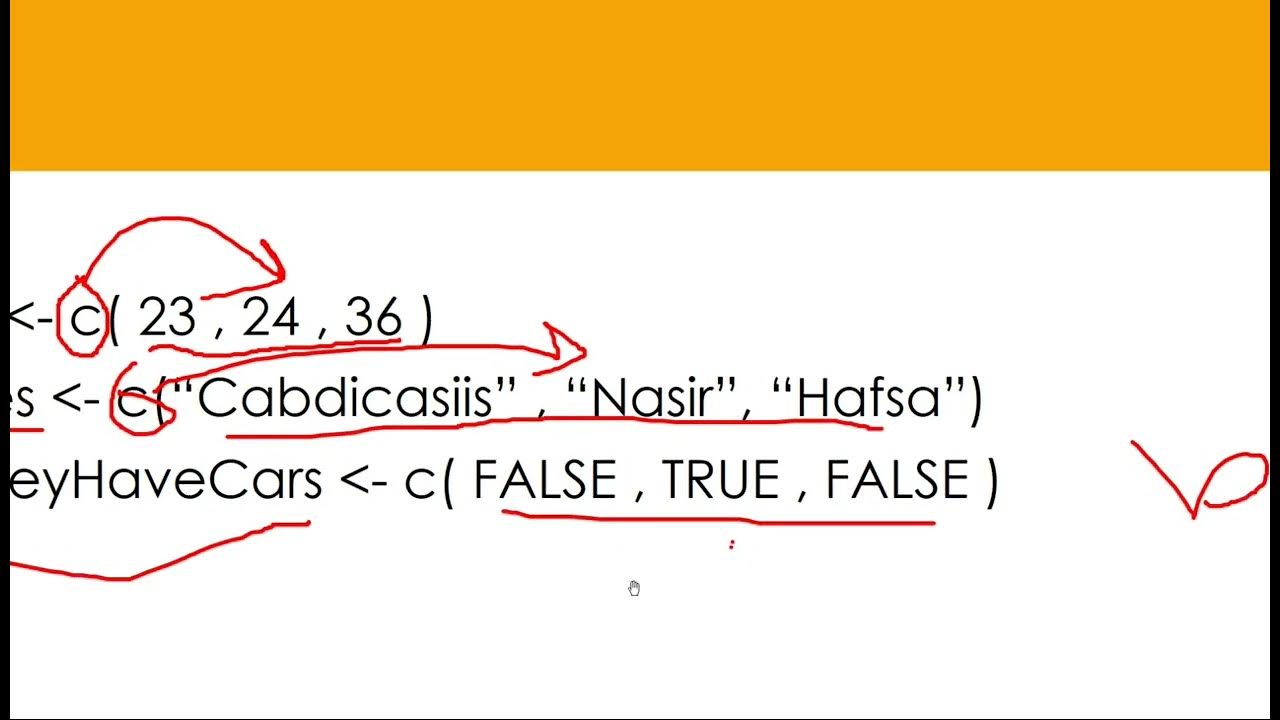 Section 1 - Lecture 3 Introduction to R Data Types Vectors, Lists, Data ...