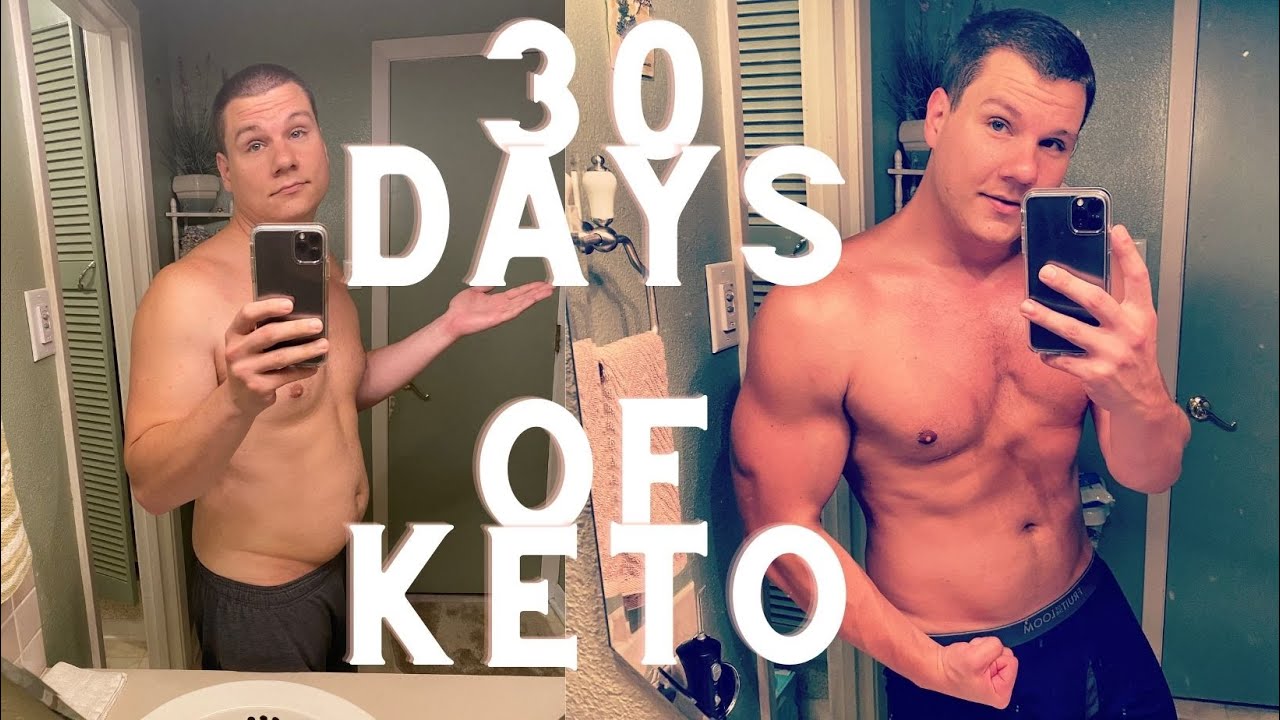 30 Day Keto Weight loss Transformation Beginning - YouTube