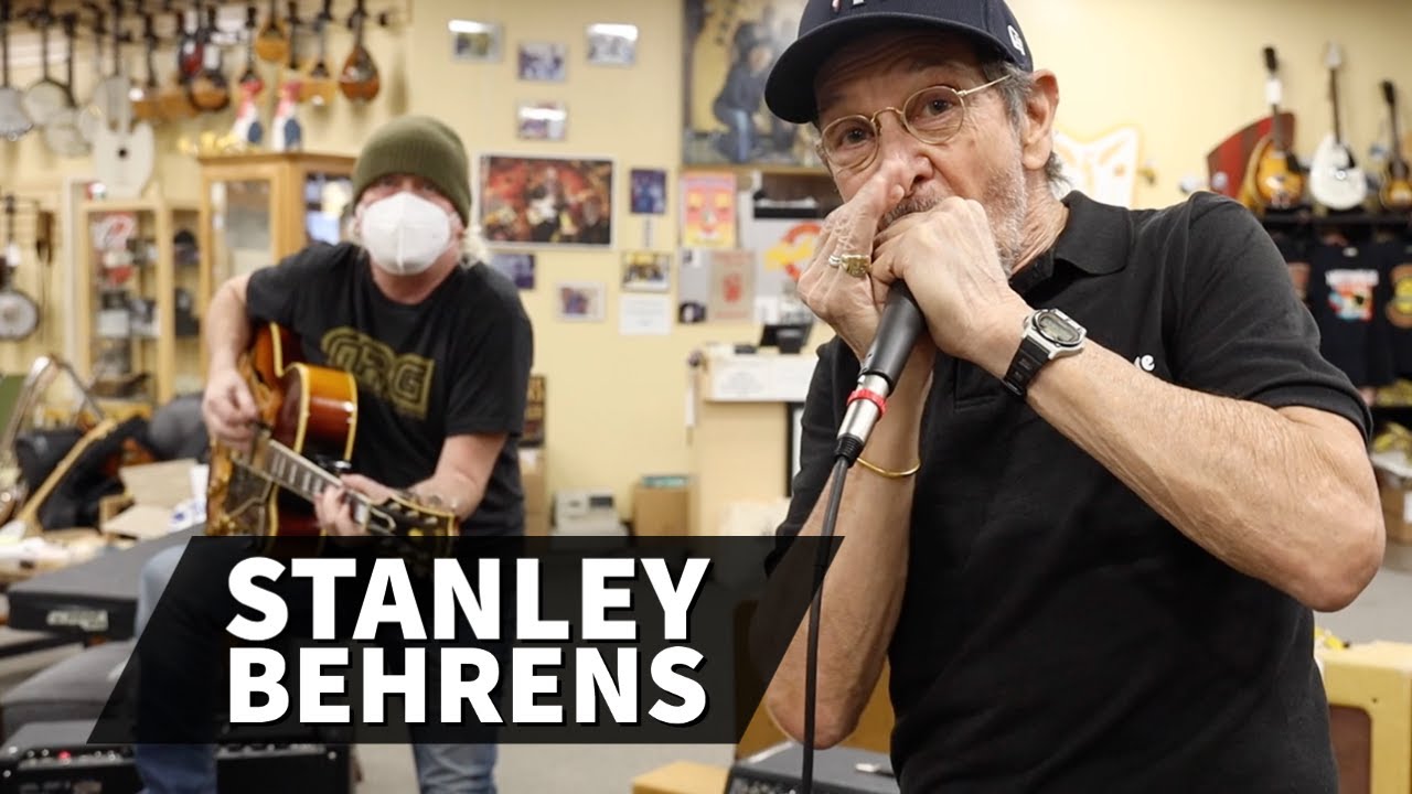 Stanley Behrens from WAR and Nick Dias with a 1957 Gibson ES-5 ...