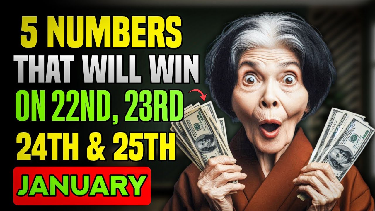 5 Lucky Numbers to FOCUS and GET RICH on 22nd m, 23rd and 24thJanuary ...