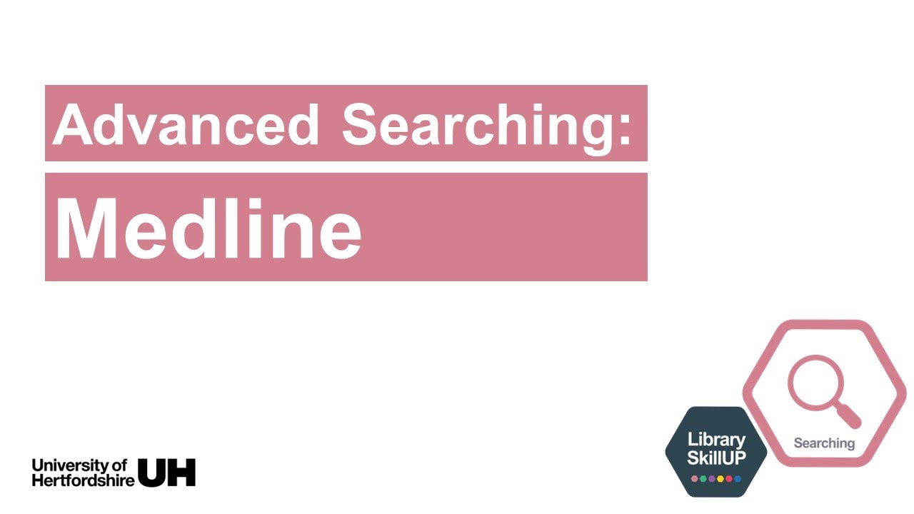 Advanced Searching Medline - YouTube