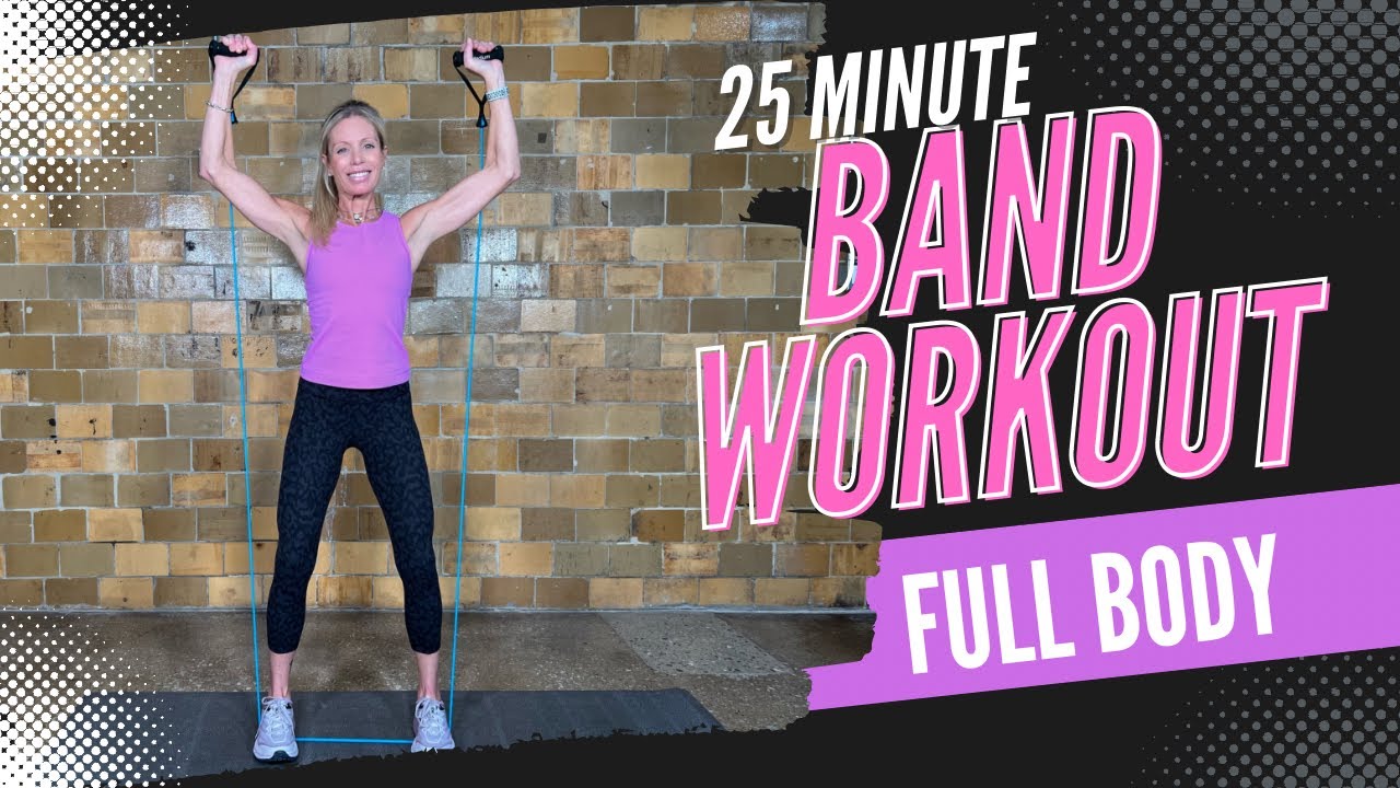 Full Body Resistance Band Workout - 25 Minute - YouTube