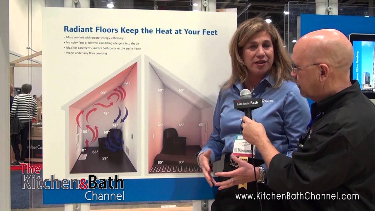KBIS 2014: Uponor Redefines Radiant Floor Heating Systems - YouTube