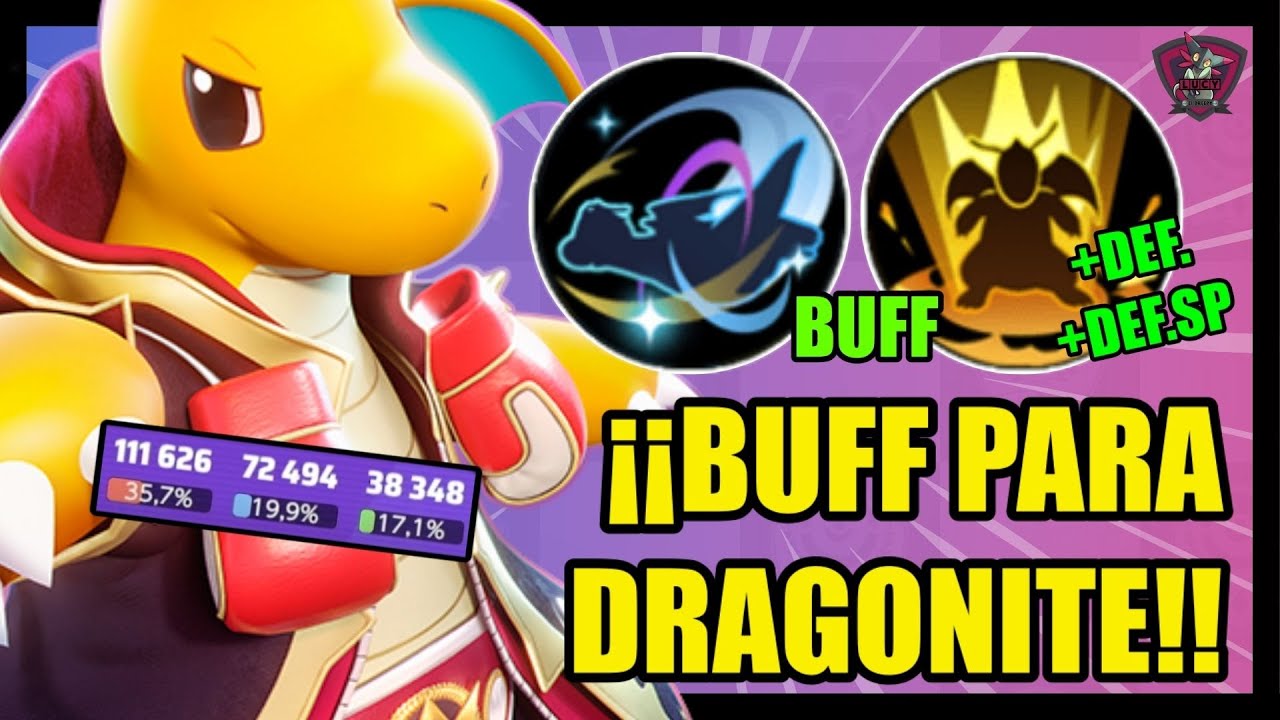 DRAGONITE Y UN BUFF A SUS DEFENSAS😍MEJORES OBJETOS Y MEDALLAS⭐BUILD ...