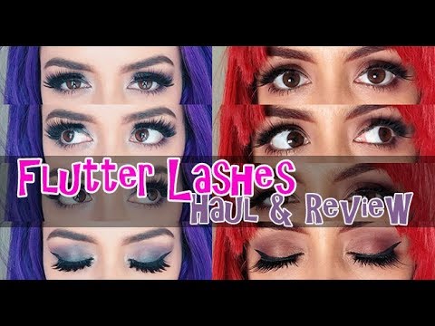Flutter Lashes Review | Storm, Selfie, Crazed, Sprinkles - YouTube