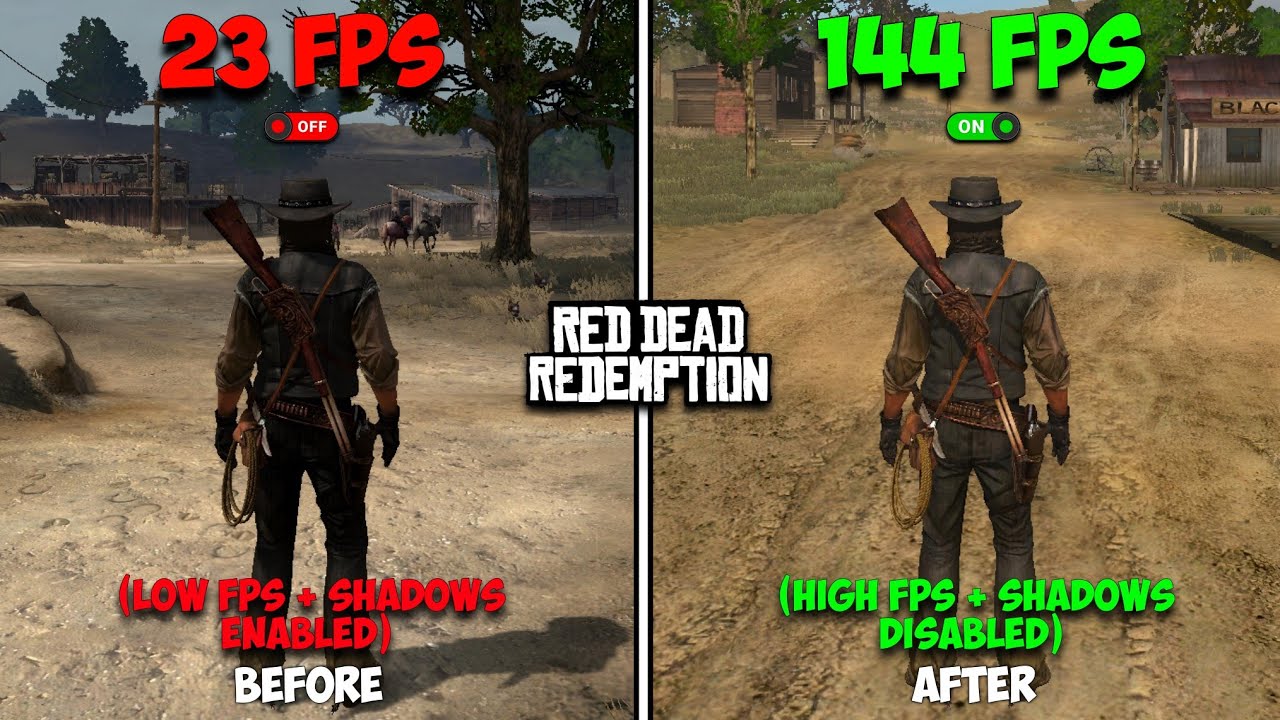 Red Dead Redemption 1: No Shadows Mod for Ultimate FPS Boost! - YouTube