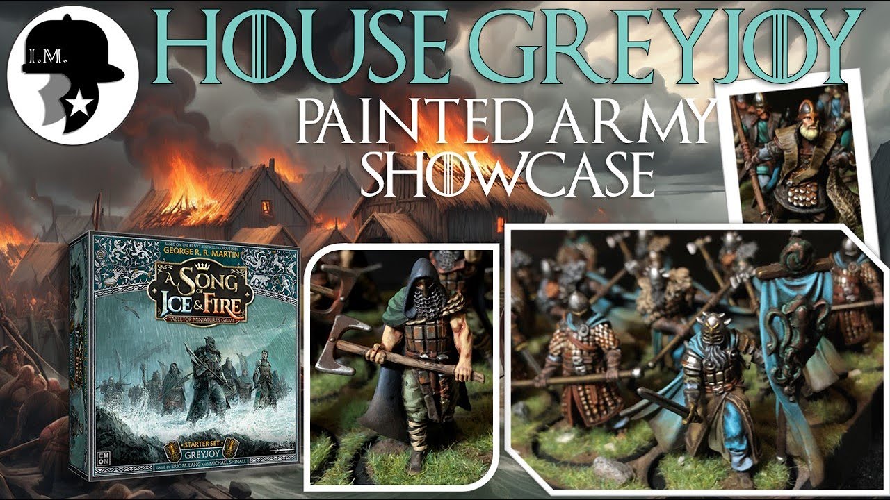ASOIAF Greyjoy Faction - Painted Army Showcase - - YouTube